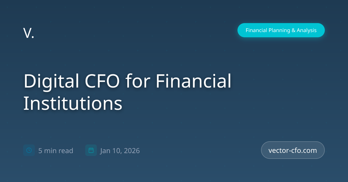 How to Build a 3-Statement Financial Model for Banks | Vector ML Analytics